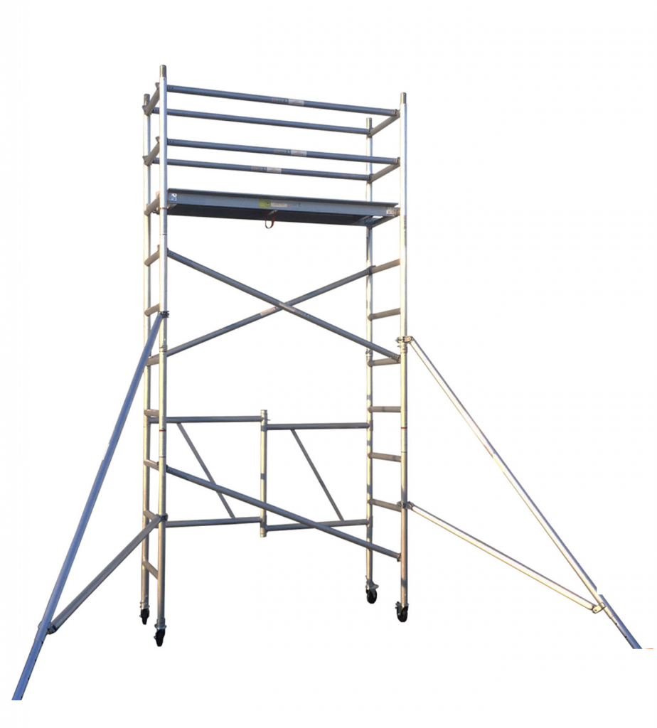 Scaffold Mobile Tower 3M Aluminium Foldable Single Width