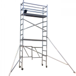 Scaffold Mobile Tower 3M Aluminium Foldable Single Width