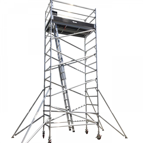 Scaffold Mobile Tower 3M Aluminium Foldable Single Width