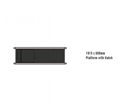 Mobile Scaffold - Platform with Hatch 1915 x 600mm