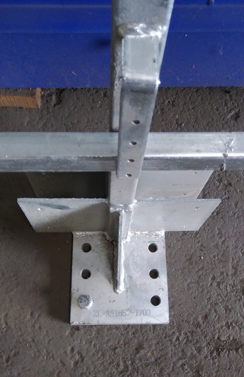 2M Scaffolding Safety Guardrail Posts | Victoria Scaffolding
